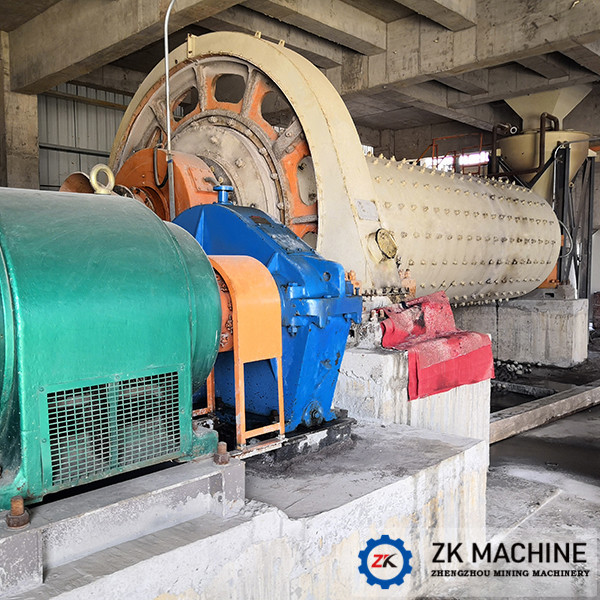 Cylindrical Horizontal Ball Mill Grinder Large Diameter Inlet And ...