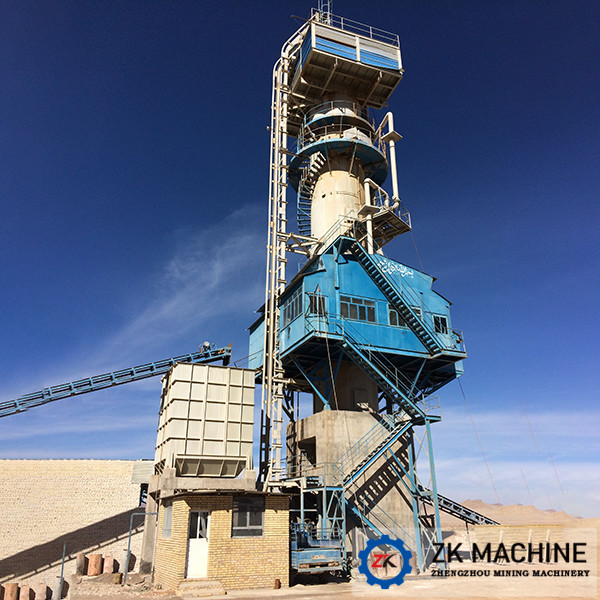 Vertical Calcination Equipment For Gypsum Powder Heating / Lime ...