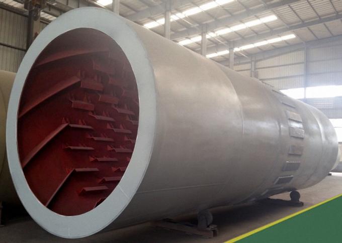 Small Fly Ash Industrial Rotary Dryer , Three Cylinder Rotating Drum Dryer