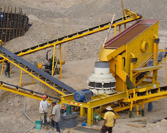 Automatic Limestone Crusher Machine 50-420T/H Good Gravel Particle Shape